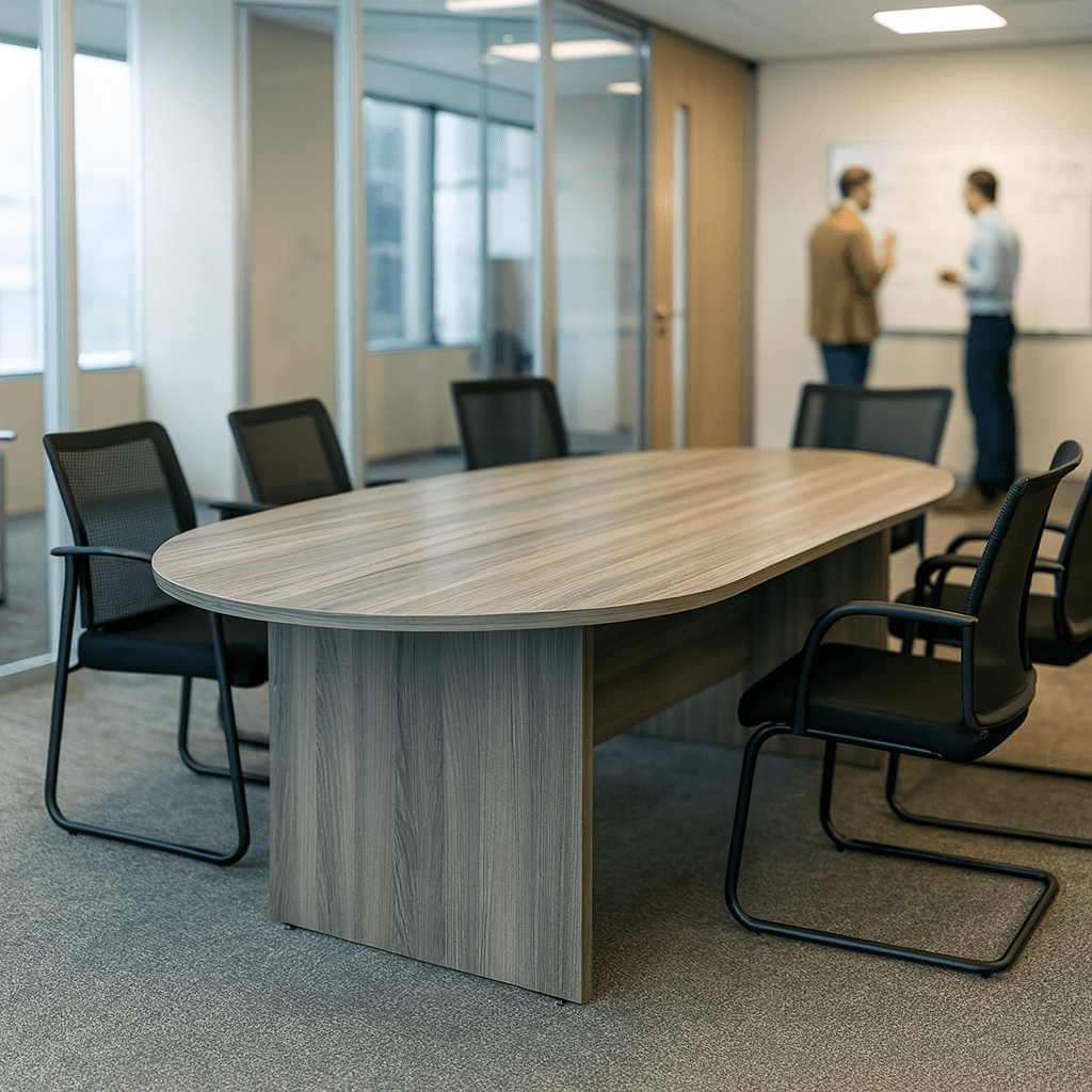 D-End Boardroom Meeting Table - Wave Office
