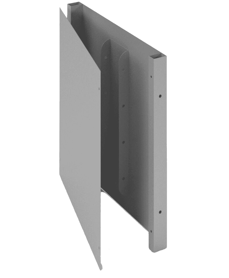 Connex Vertical Cable Riser 1200mm - Wave Office