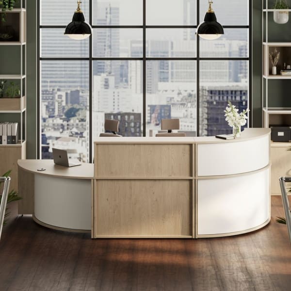 Hawk Modular Reception Desk - Wave Office